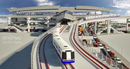 MRT de Bangkok, l'Extension Blue Line Thaphra